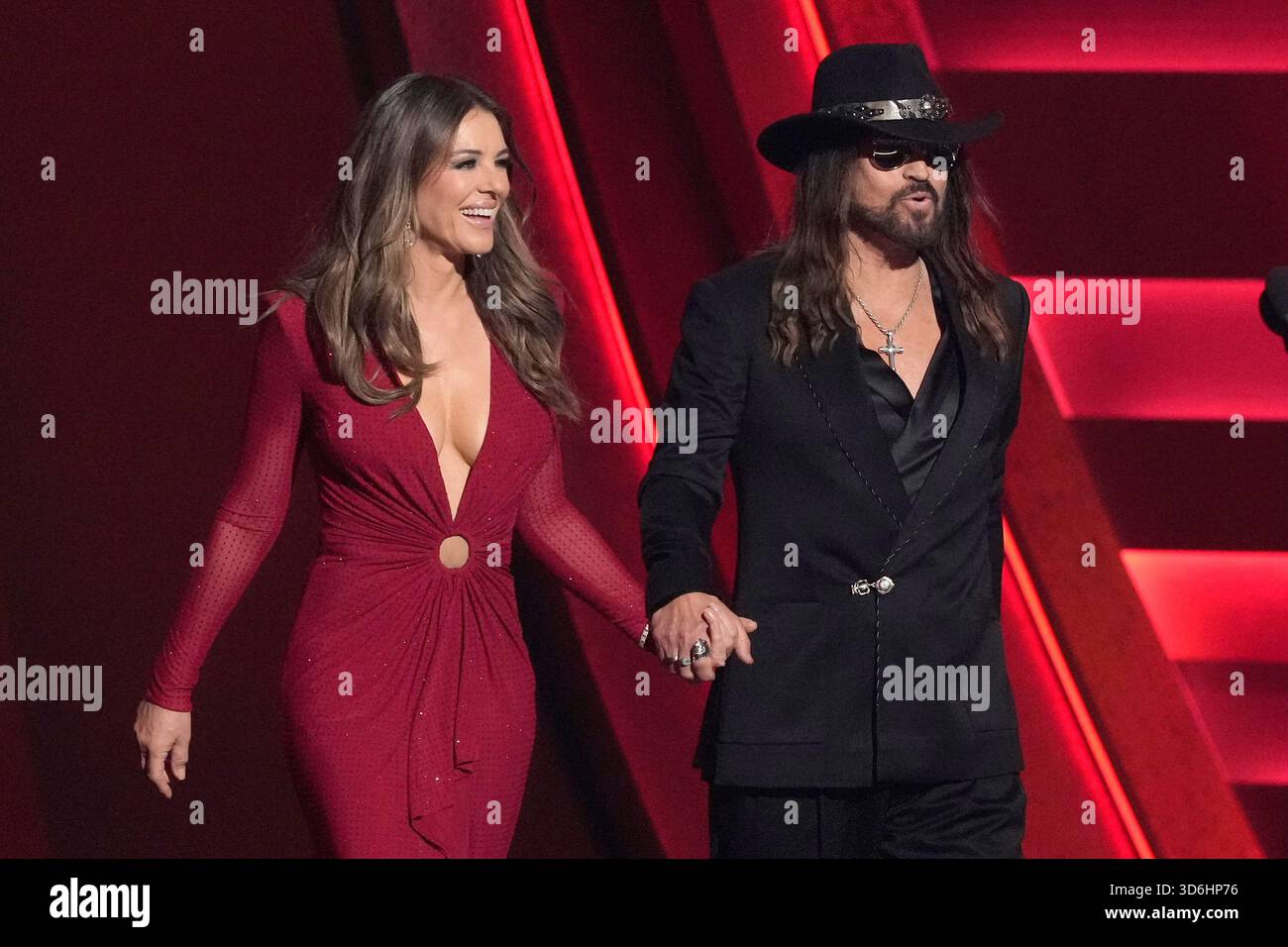 19 November 2025 - Nashville, Tennessee - Elizabeth Hurley, Billy Ray ...