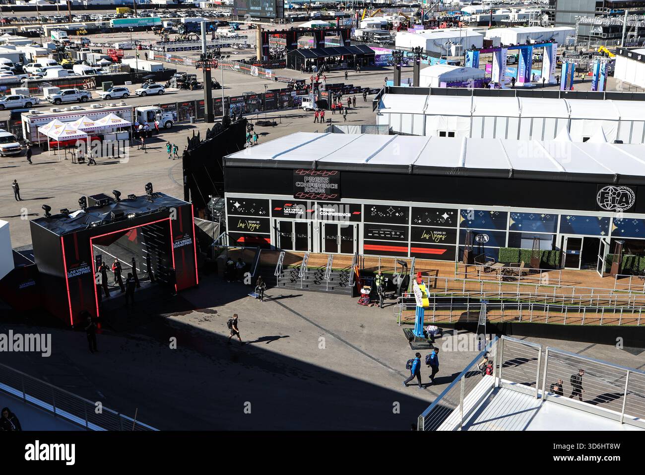 November 20, 2025: An elevated view of the entrance taken during the ...
