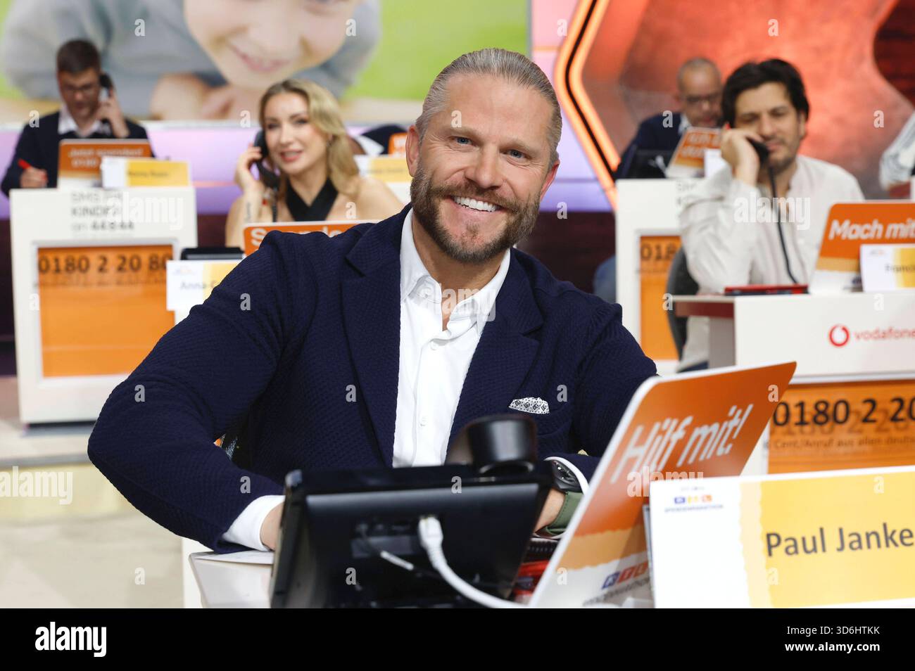 Paul Janke beim 30. RTL-Spendenmarathon 2025 im Studio 8 der EMG ...