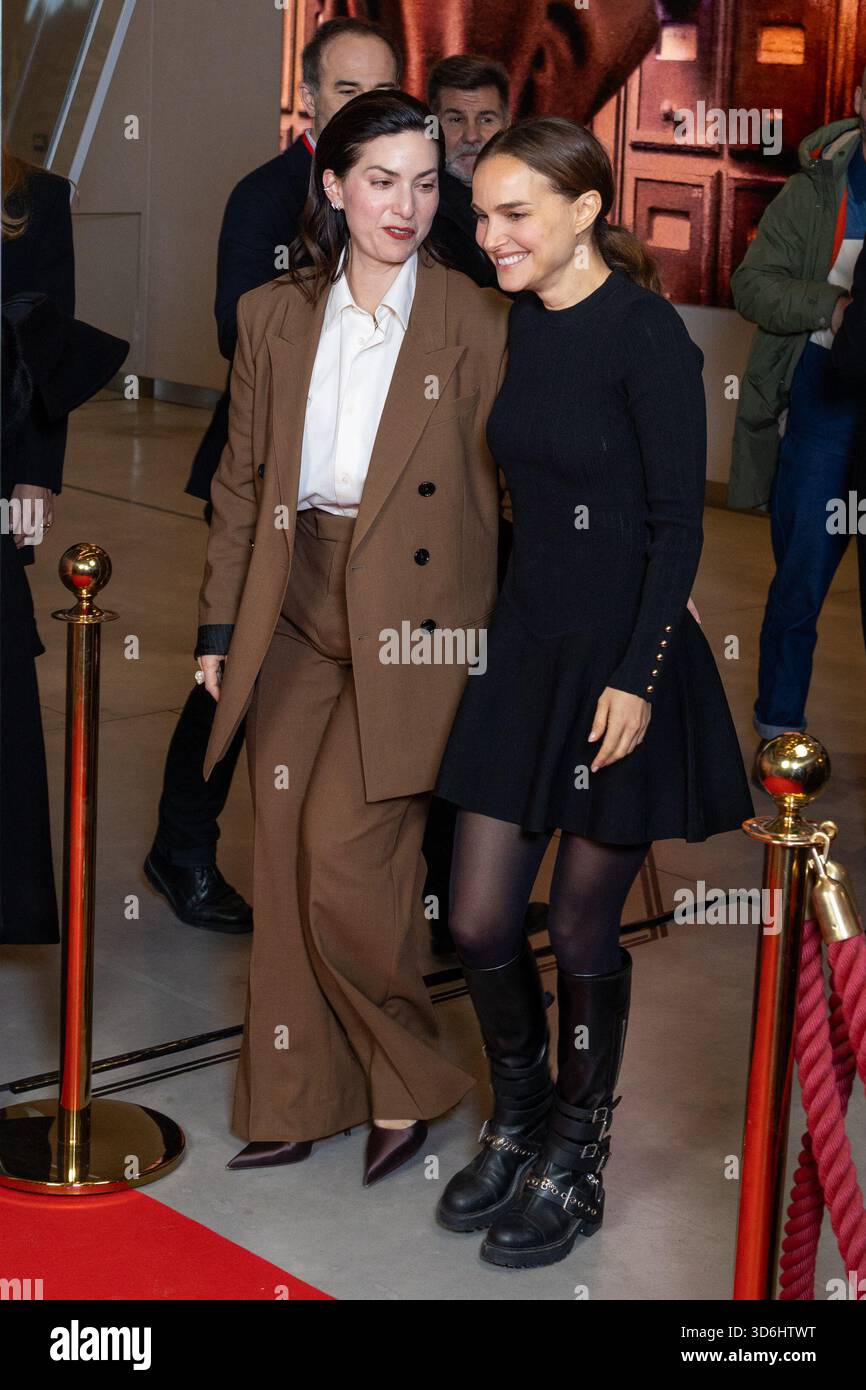 Rebecca Zlotowski and Natalie Portman attends 'Vie Privee' Paris Film ...