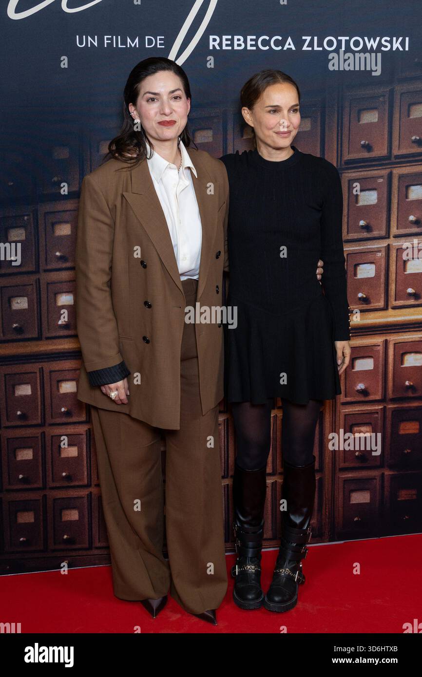 Rebecca Zlotowski and Natalie Portman attends 'Vie Privee' Paris Film ...