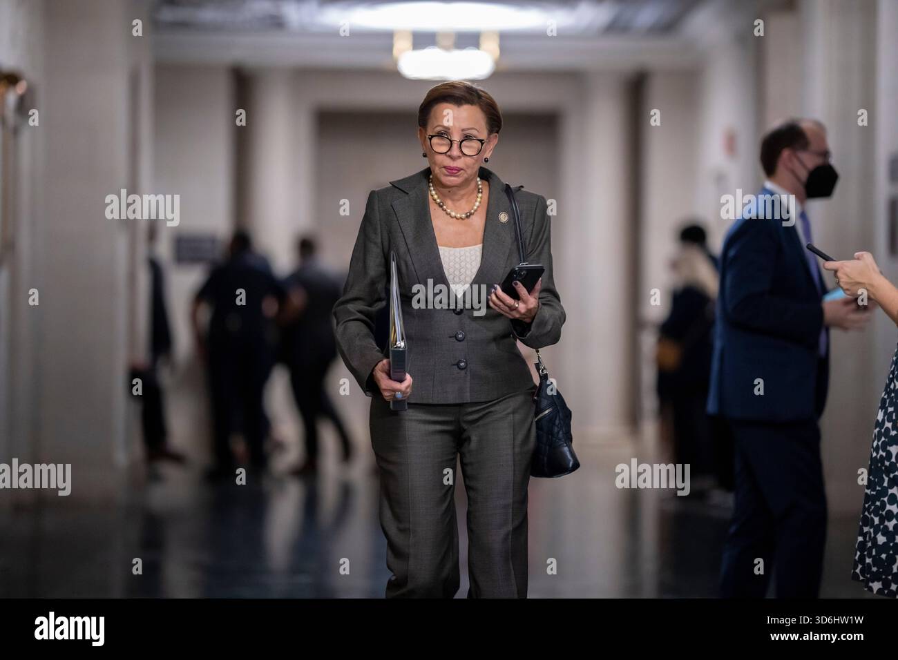 FILE - Rep. Nydia Velazquez, D-N.Y., arrives as Democrats hold ...