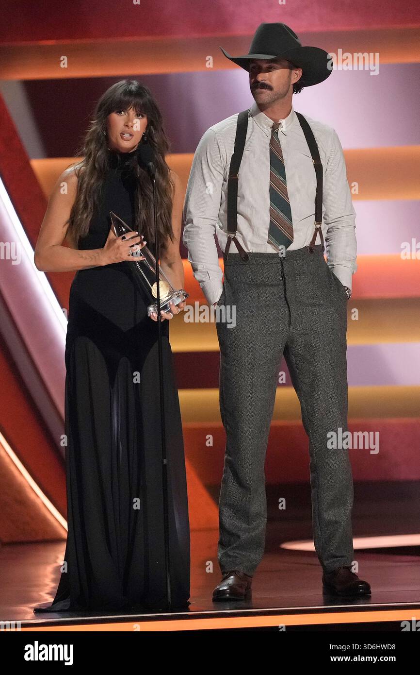 19 November 2025 - Nashville, Tennessee - Ella Langley, Riley Green ...