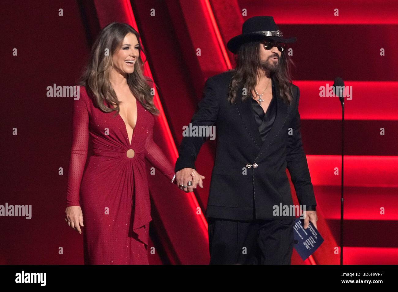19 November 2025 - Nashville, Tennessee - Elizabeth Hurley, Billy Ray ...