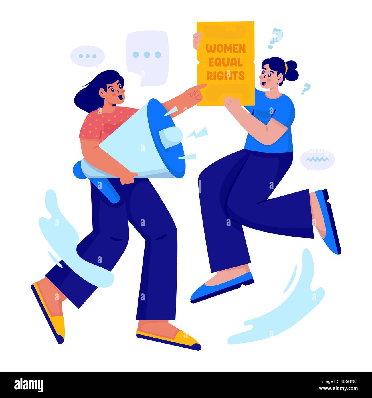 Sign women rights human Cut Out Stock Images & Pictures - Alamy