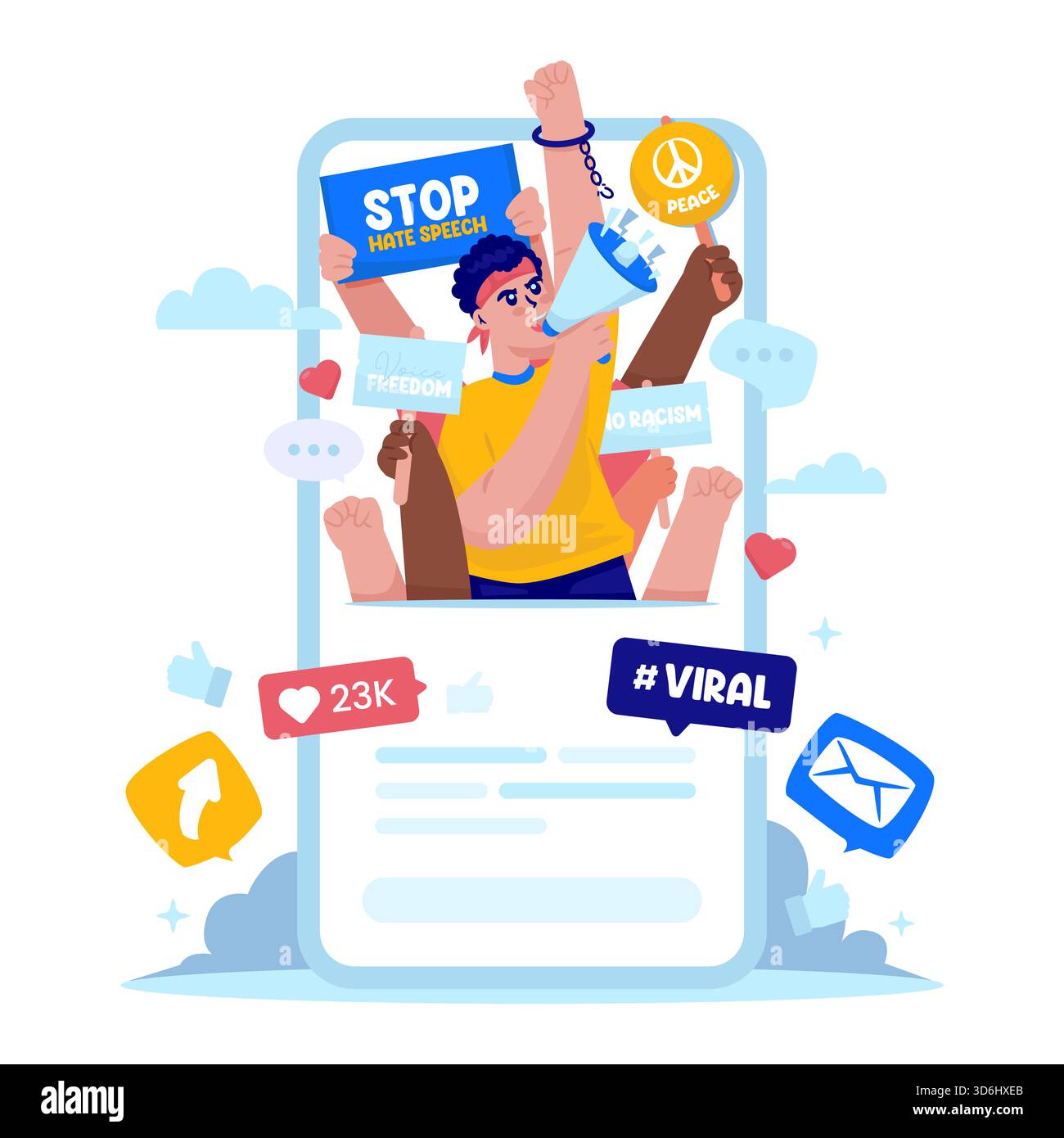 Expression communication diversity Cut Out Stock Images & Pictures - Alamy