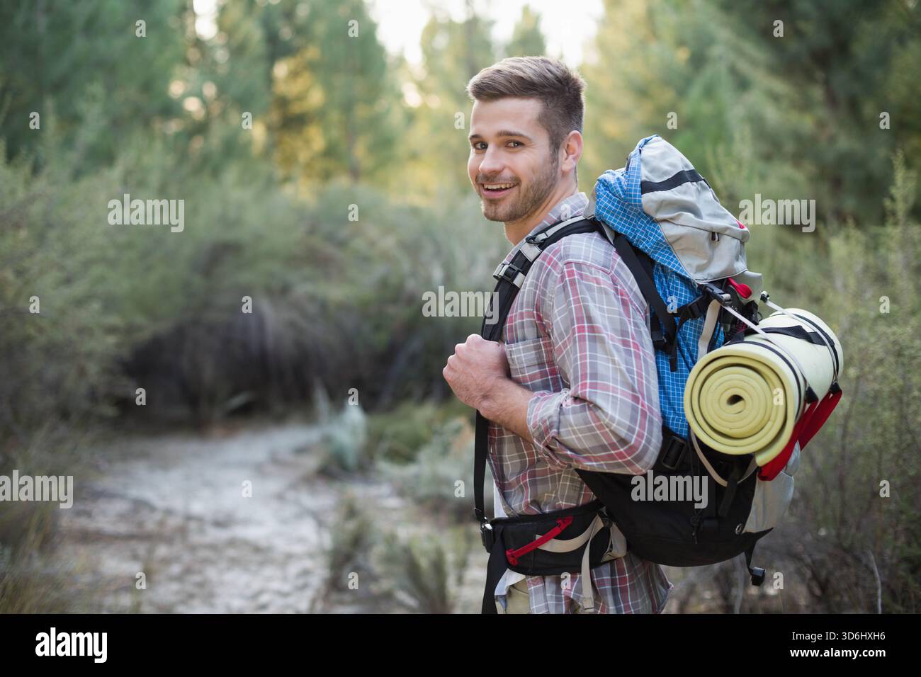 Hiker backpack rolled foam hi-res stock photography and images - Alamy