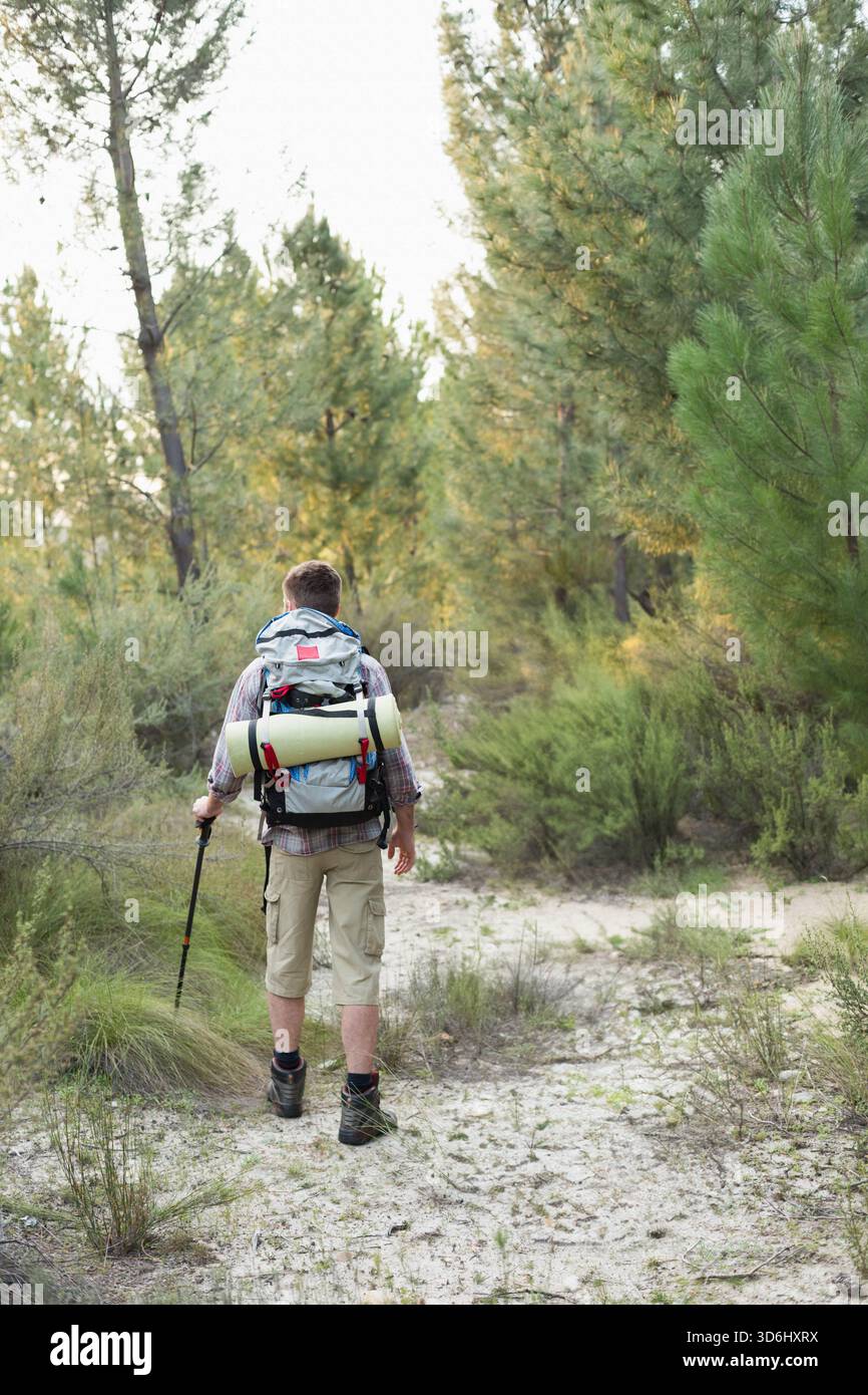 Hiker backpack rolled foam hi-res stock photography and images - Alamy