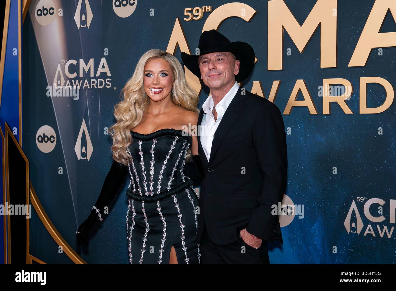 Megan Moroney and Kenny Chesney walk the red carpet before the “The ...