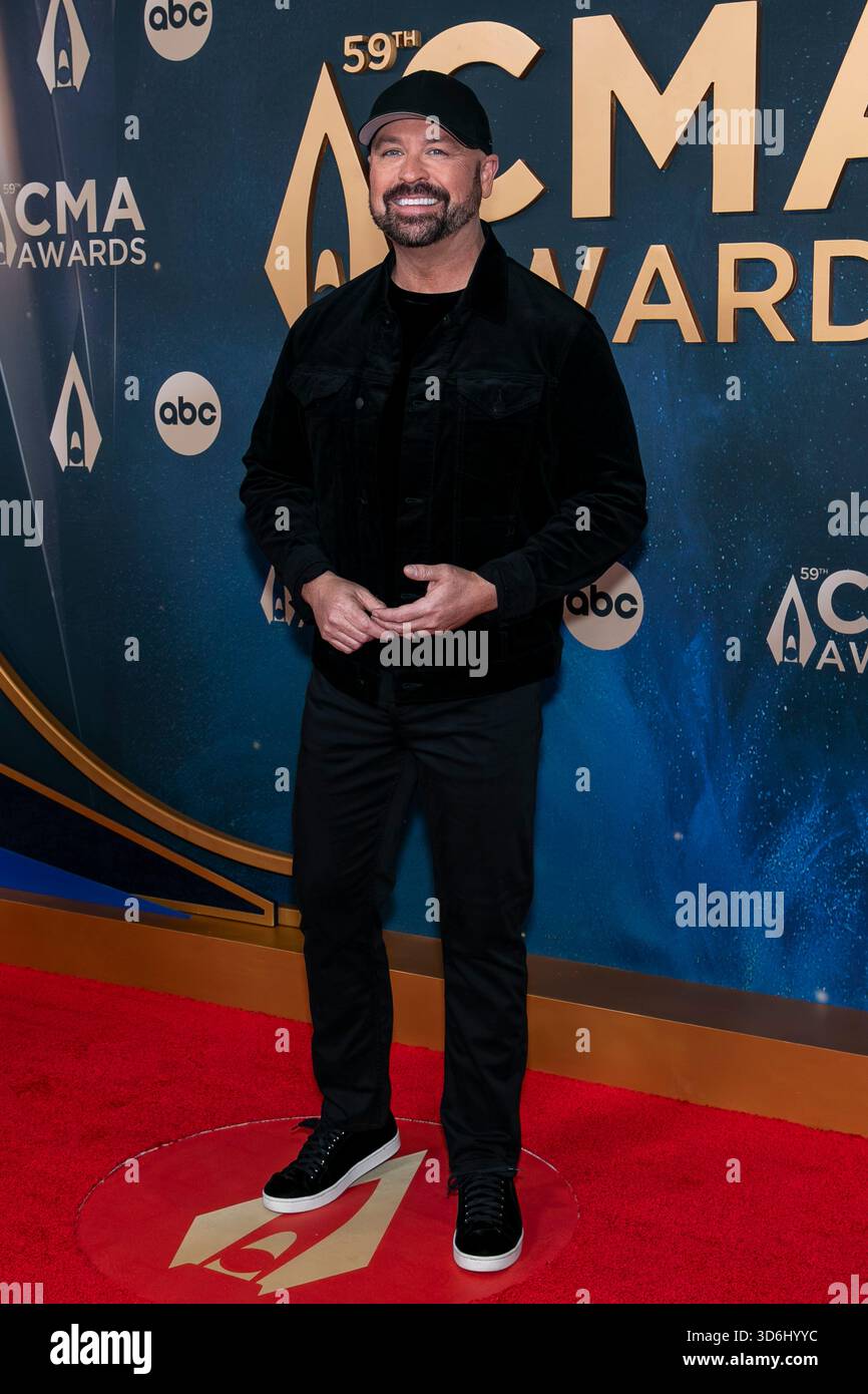 Cody Alan walks the red carpet before the “The 59th Annual CMA Awards ...