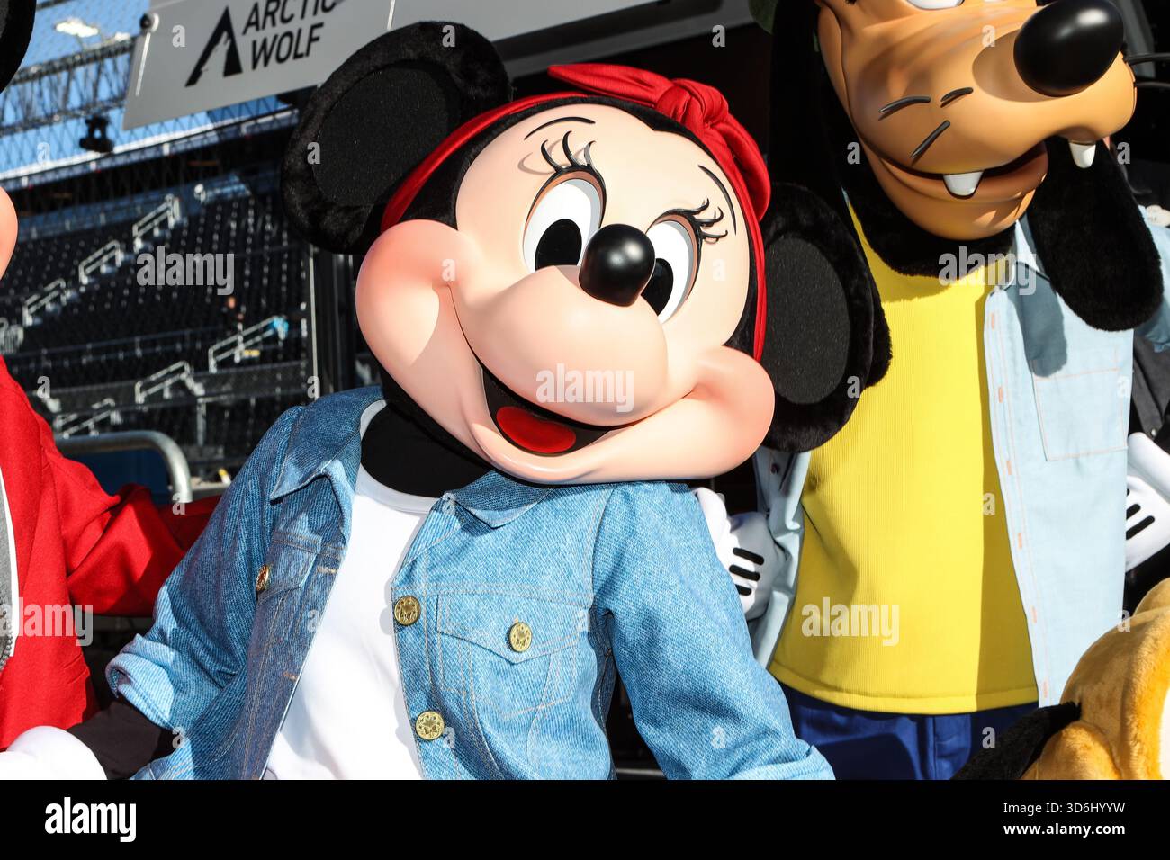 November 20, 2025: Minnie Mouse poses for a photo during the Disney Pit ...