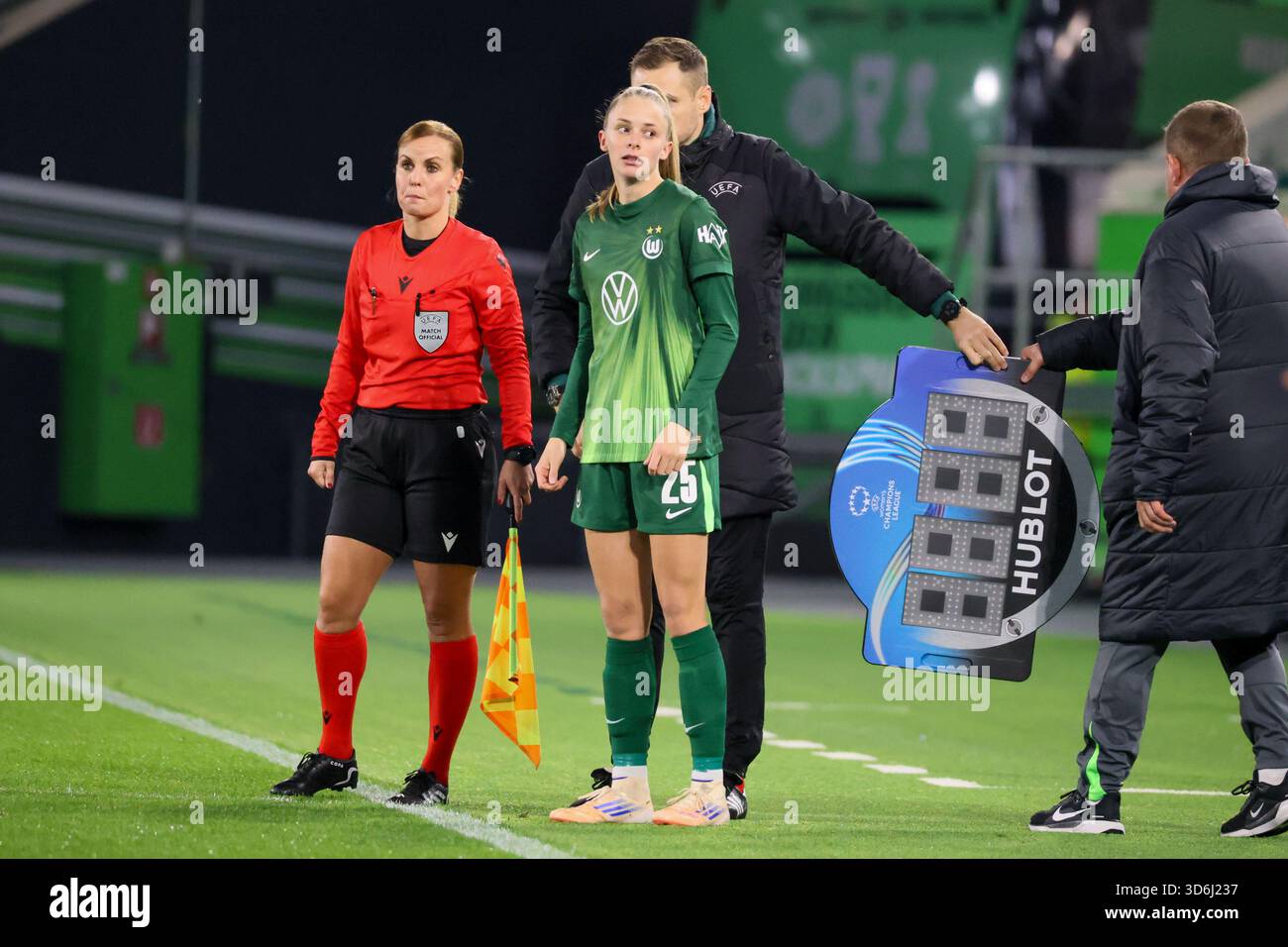 Wolfsburg, Germany November 19, 2025: Champions League - Women - 2025 / ...