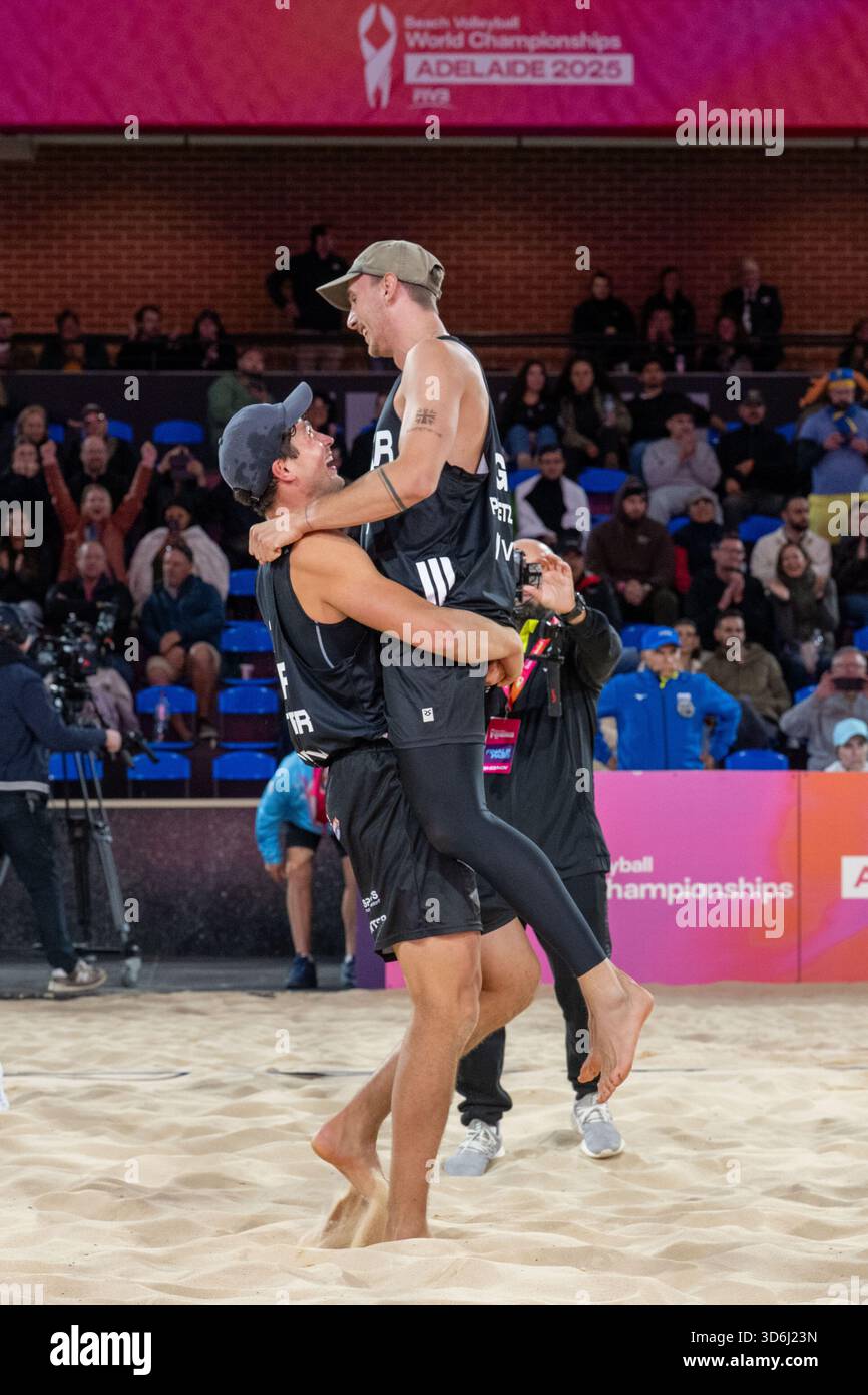 ADELAIDE, AUSTRALIA - NOVEMBER 20: Lukas Pfretzschner (Player 1 - GER ...