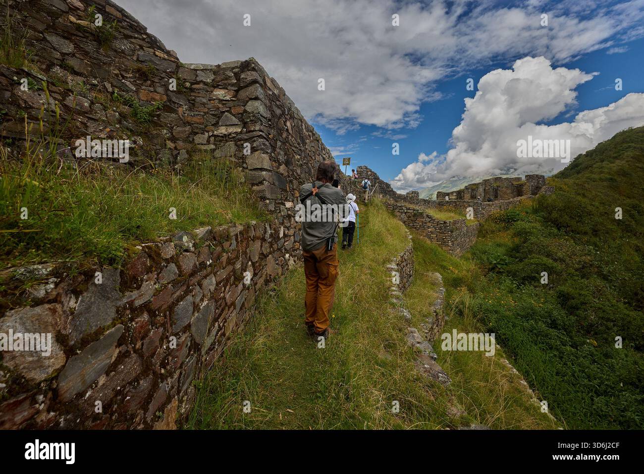 Choquequirao is an archaeological site located in the Andes Mountains ...