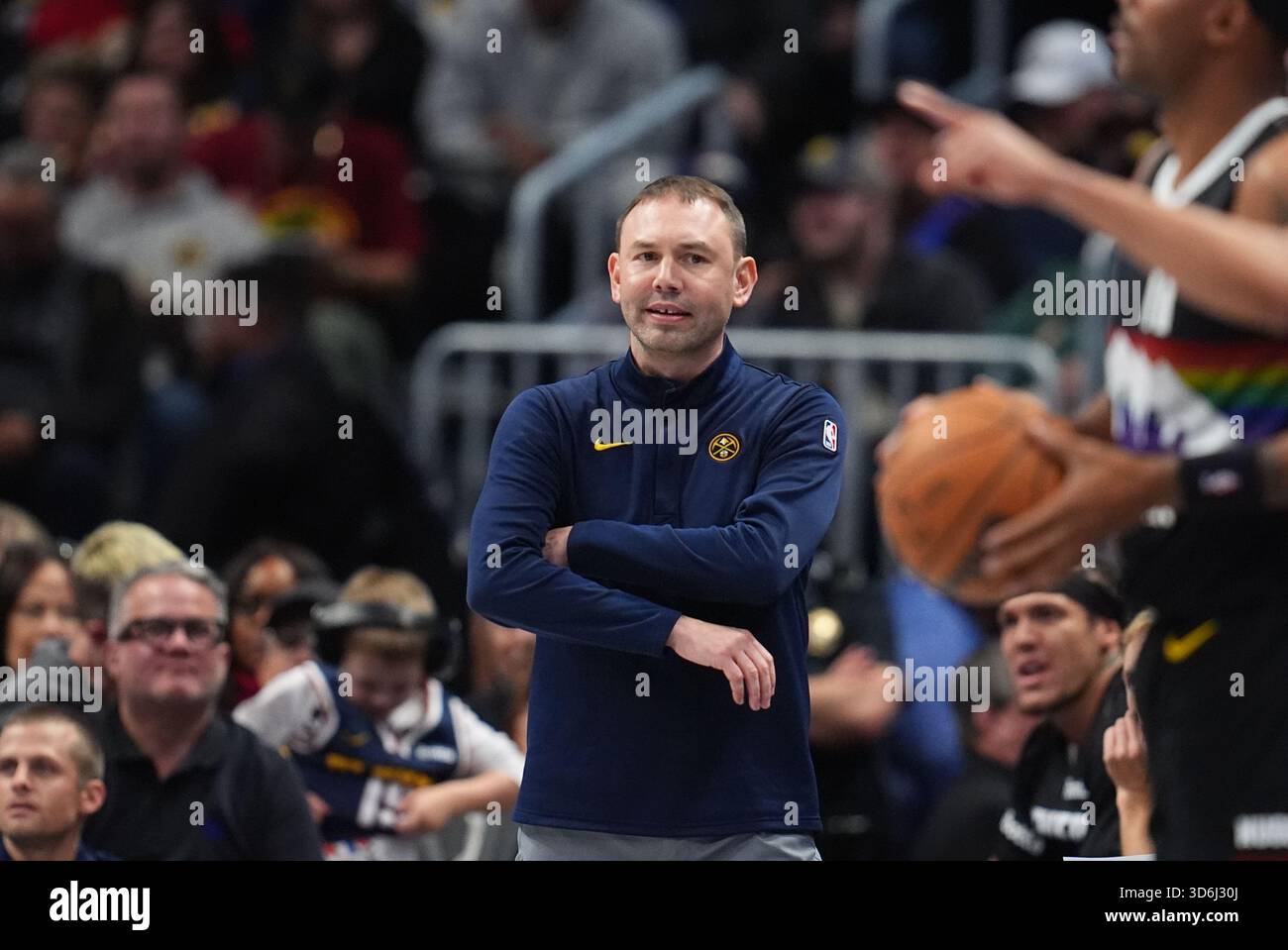 Denver Nuggets Head Coach David Adelman in the second half of an NBA ...
