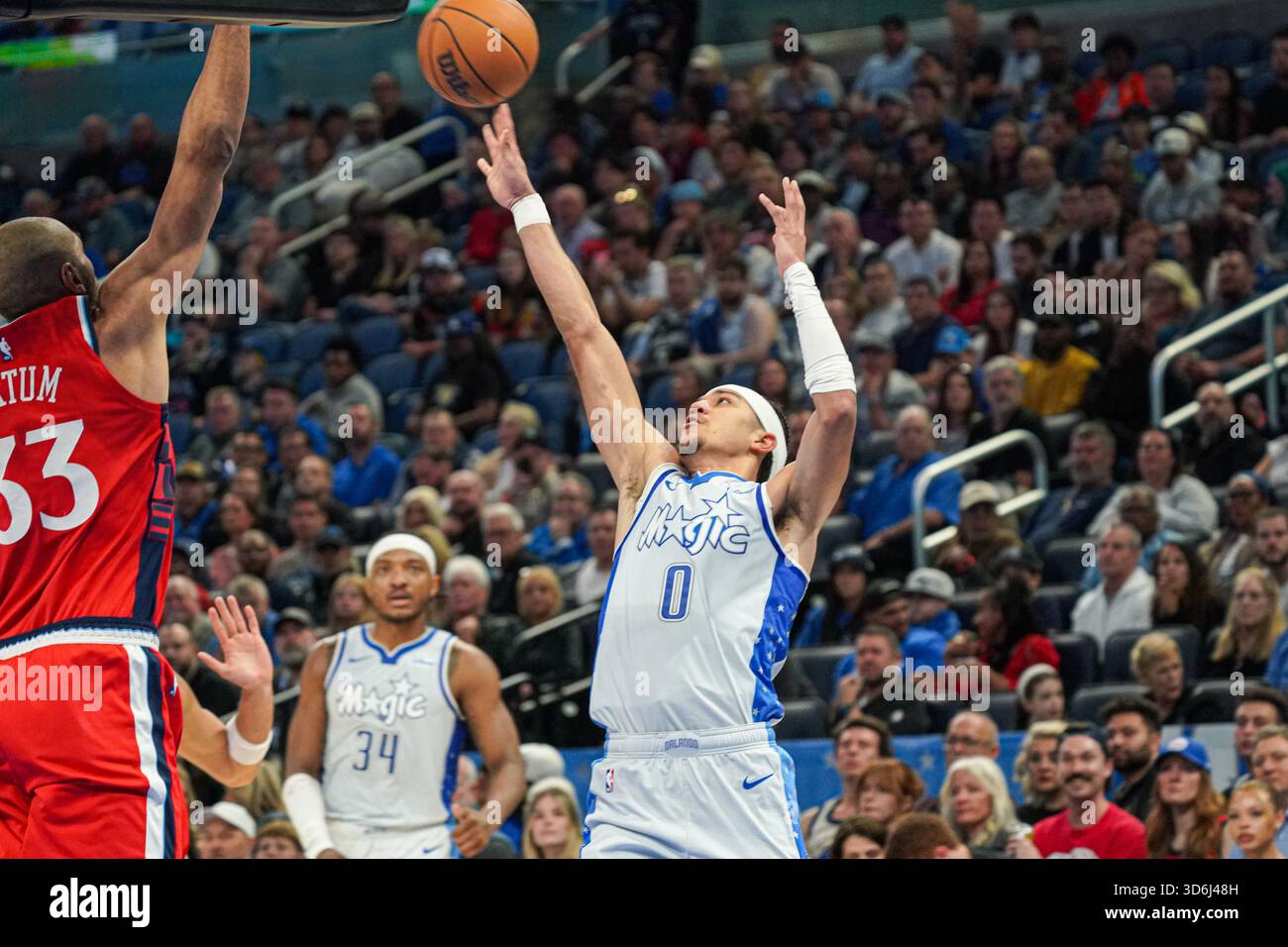 Orlando, Florida, USA, November 20, 2025, Orlando Magic guard Anthony ...