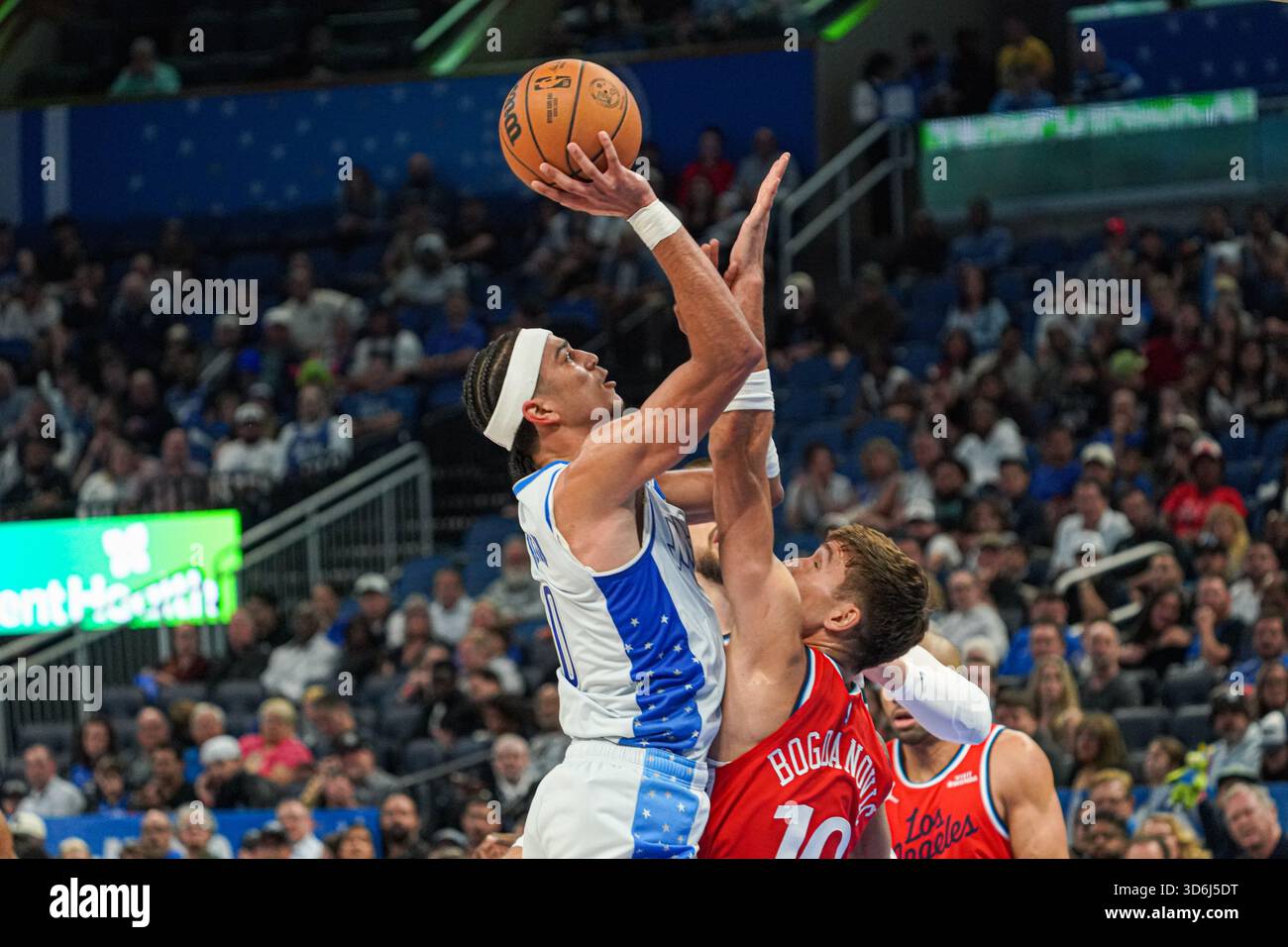 Orlando, Florida, USA, November 20, 2025, Orlando Magic guard Anthony ...