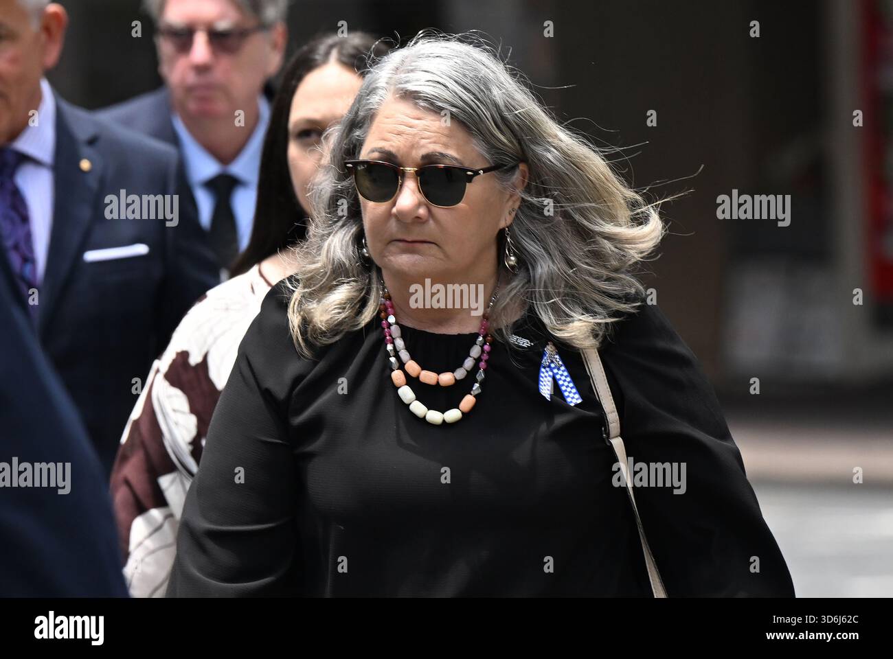 Judy McCrow, mother of Rachel McCrow is seen arriving at the Brisbane ...