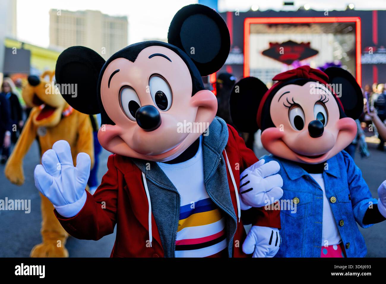 (L to R): Mickey Mouse (USA) with Minnie Mouse (USA). 20.11.2025 ...