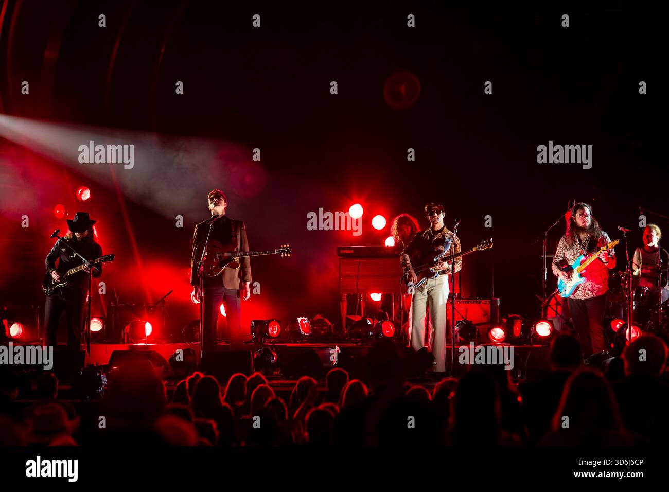 The Red Clay Strays perform during the “The 59th Annual CMA Awards” at ...