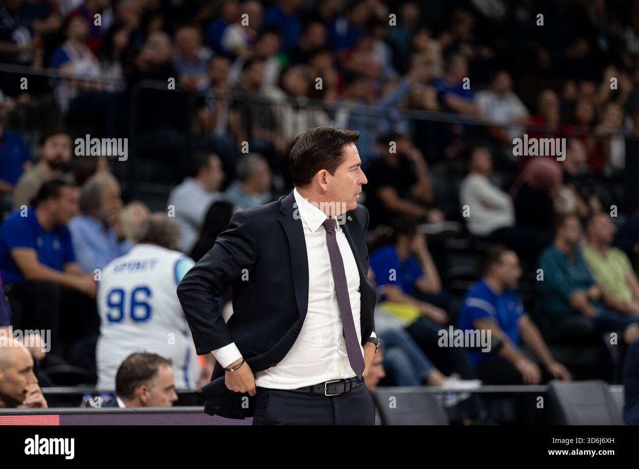 ISTANBUL, TURKEY - 20th November , 2025 : XAVI PASCUAL the head coach ...