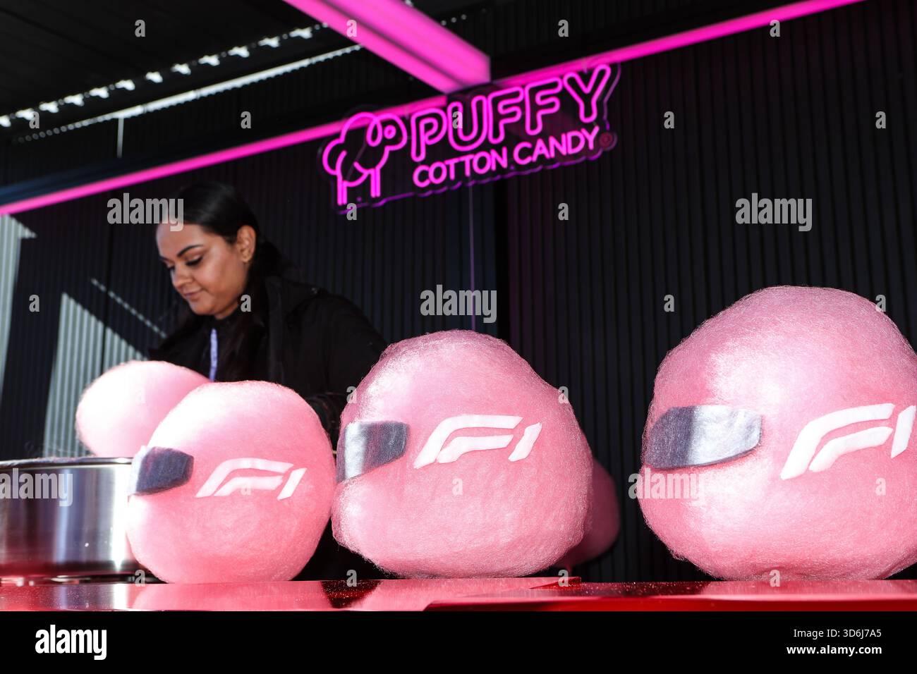 November 20, 2025: Puffy Cotton candy on display during the Paddock ...