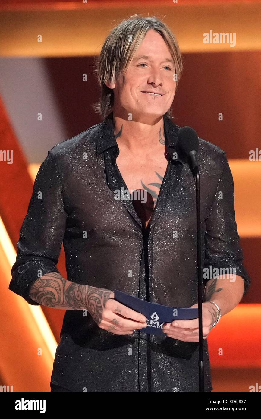 19 November 2025 - Nashville, Tennessee - Keith Urban. 59th CMA Awards ...