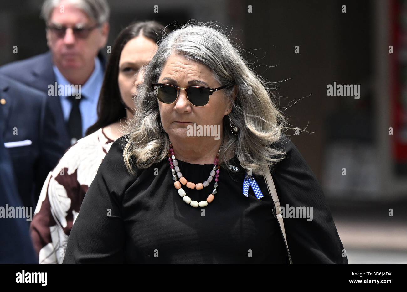 Judy McCrow, mother of Rachel McCrow is seen arriving at the Brisbane ...