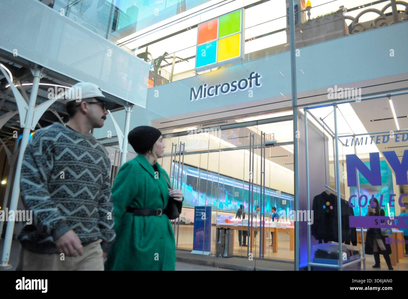 A Microsoft Experience Center is seen on Fifth Avenue in Manhattan, New ...