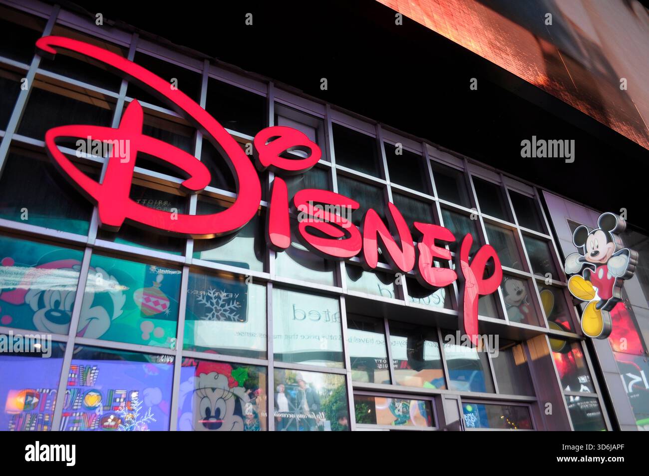A Disney store is seen in Times Square, Manhattan, New York City Stock ...