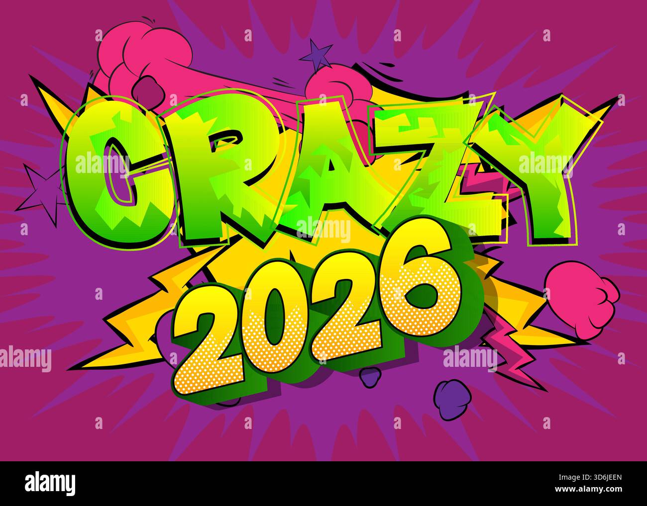 Cartoon 2026 comic book hi-res stock photography and images - Alamy