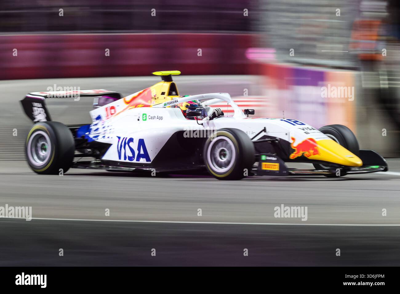 November 20, 2025: F1 Academy driver, Rafaela Ferreira, drives during ...