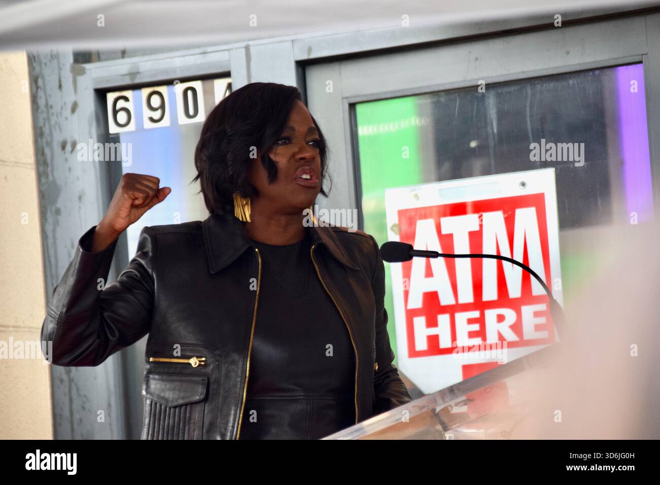 Viola Davis attends the Hollywood Walk of Fame ceremony honoring ...