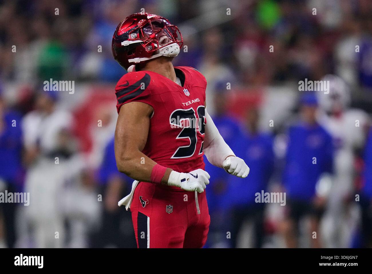 Houston Texans linebacker Henry To'oTo'o celebrates after sacking ...