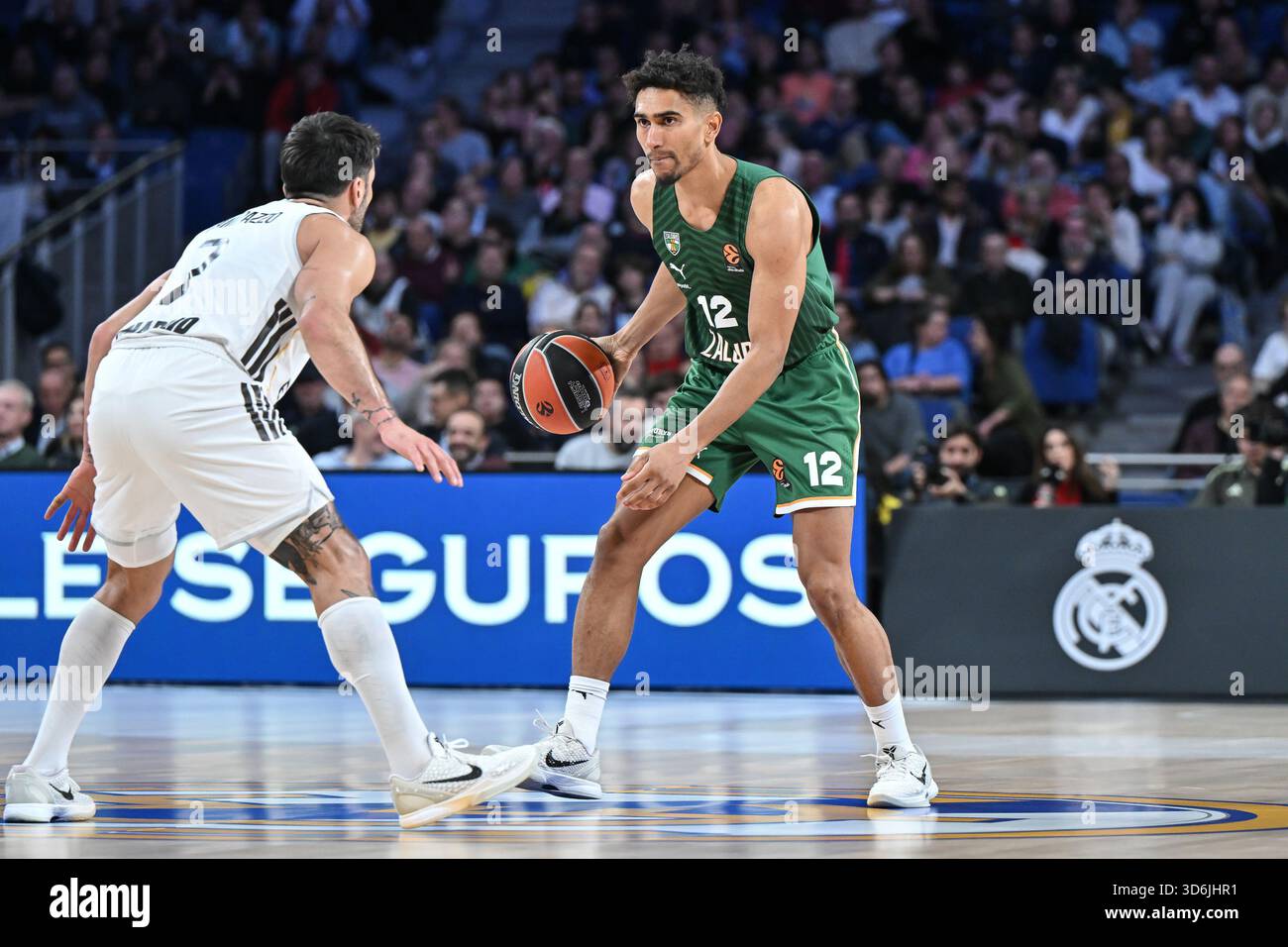 Maodo Lo of Zalgiris Kaunas in action during the EuroLeague match ...