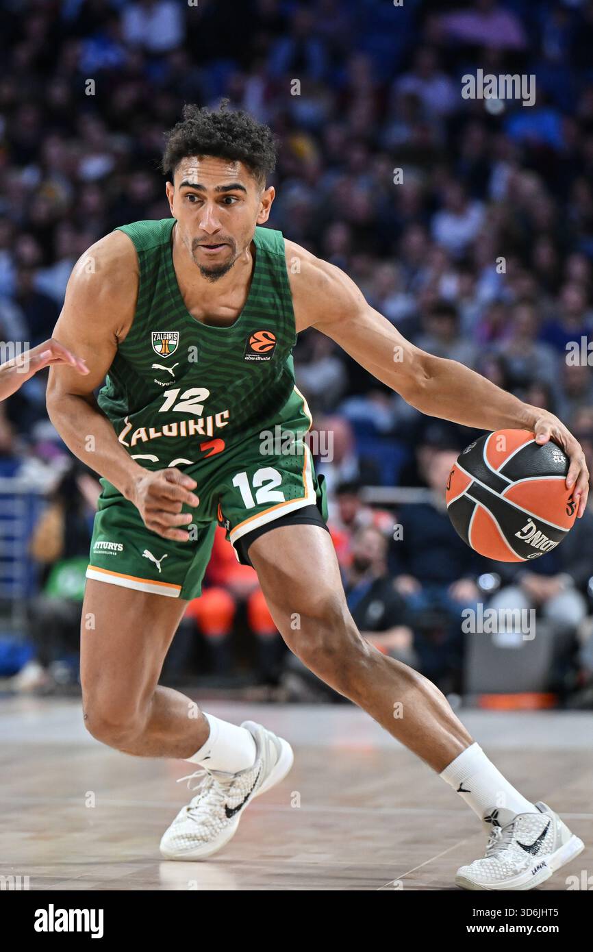 Maodo Lo of Zalgiris Kaunas in action during the EuroLeague match ...