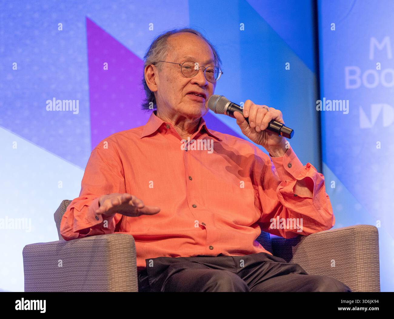 MIAMI, FL - NOV 20: U.S. Poet Laureate Arthur Sze is seen during the ...