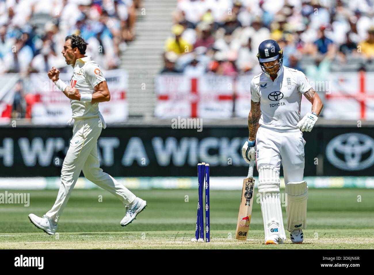 Perth, Australia. 20th Nov, 2025. England captain Ben Stokes walks ...