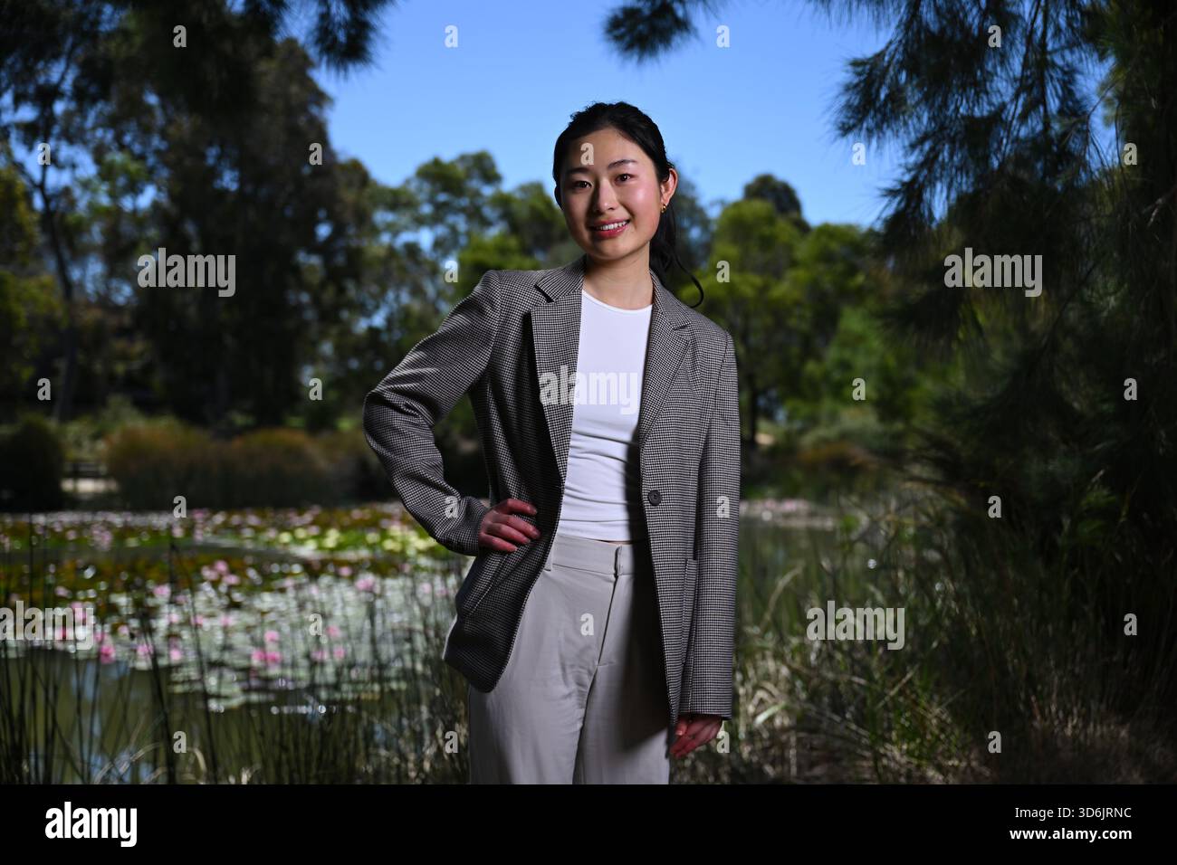Founder of MoneyWise Annie Zhou poses for a photograph in Melbourne ...
