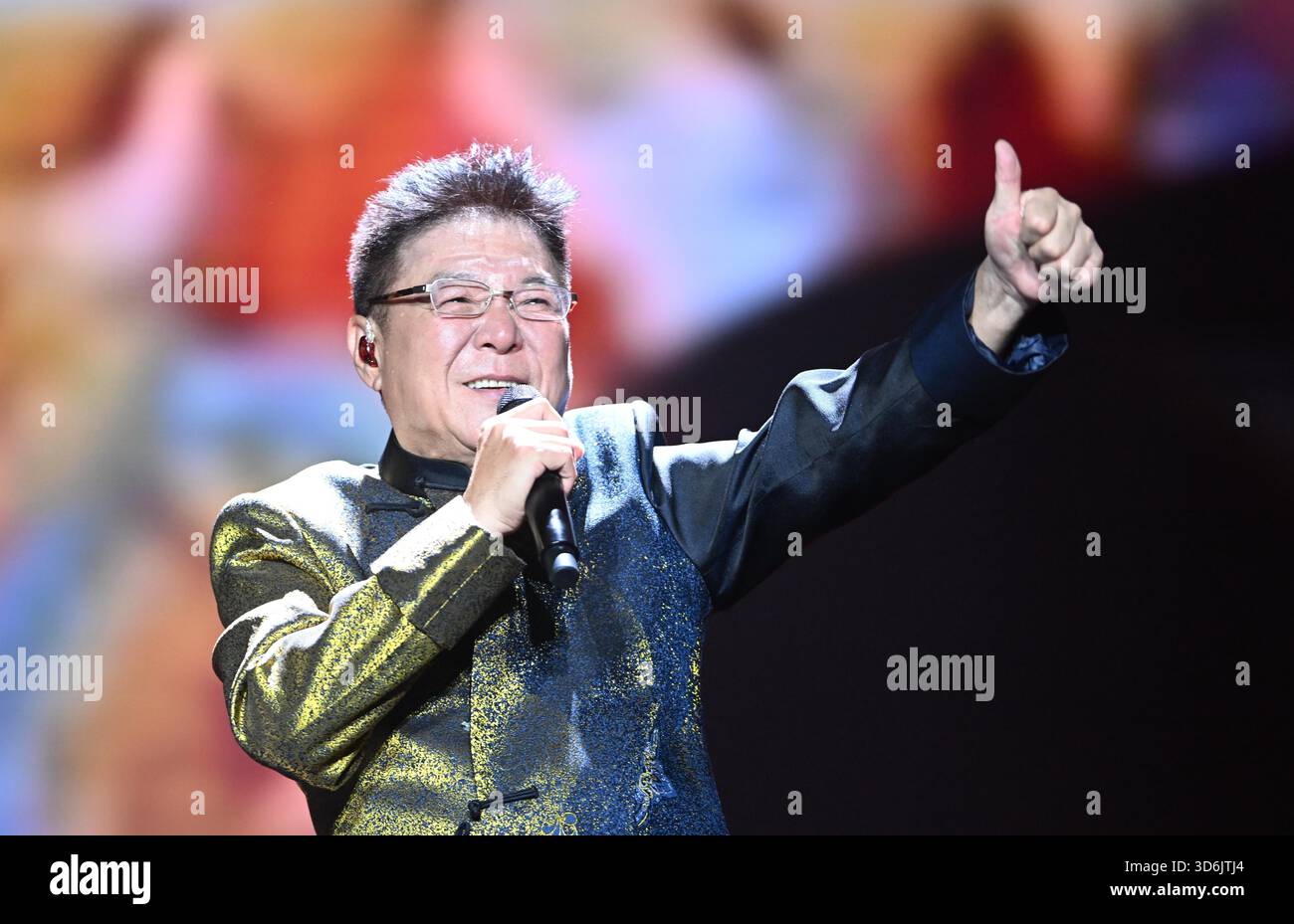 Taiwanese singer Jiang Yuheng holds a concert in Shenyang City ...