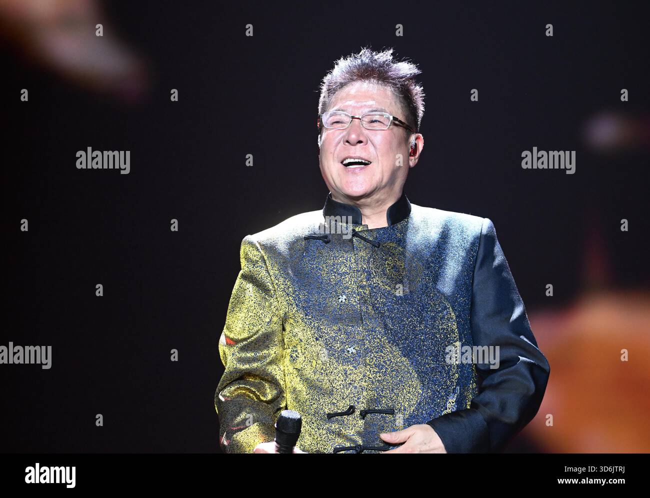 Taiwanese singer Jiang Yuheng holds a concert in Shenyang City ...