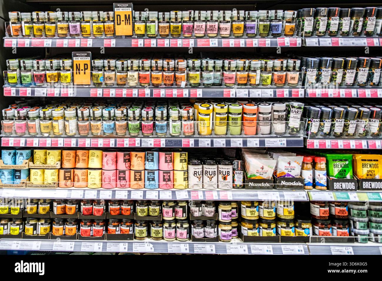 London UK, November 19 2025, Selection Of Supermarket Cooking ...