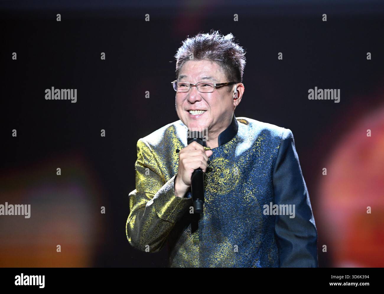Taiwanese singer Jiang Yuheng holds a concert in Shenyang City, northeast China's Liaoning ...