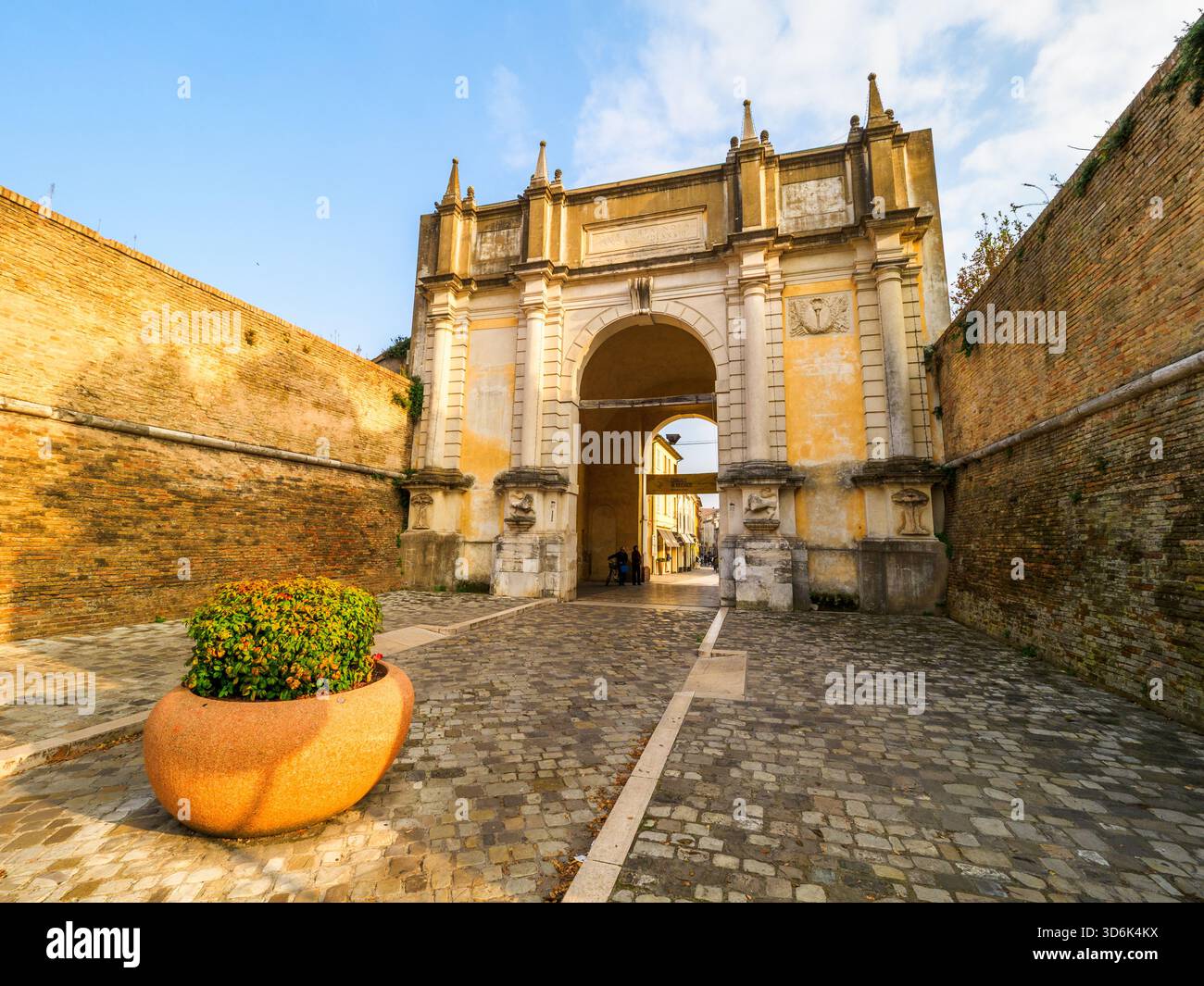 Porta Adriana arched city gate originally from the medieval period ...