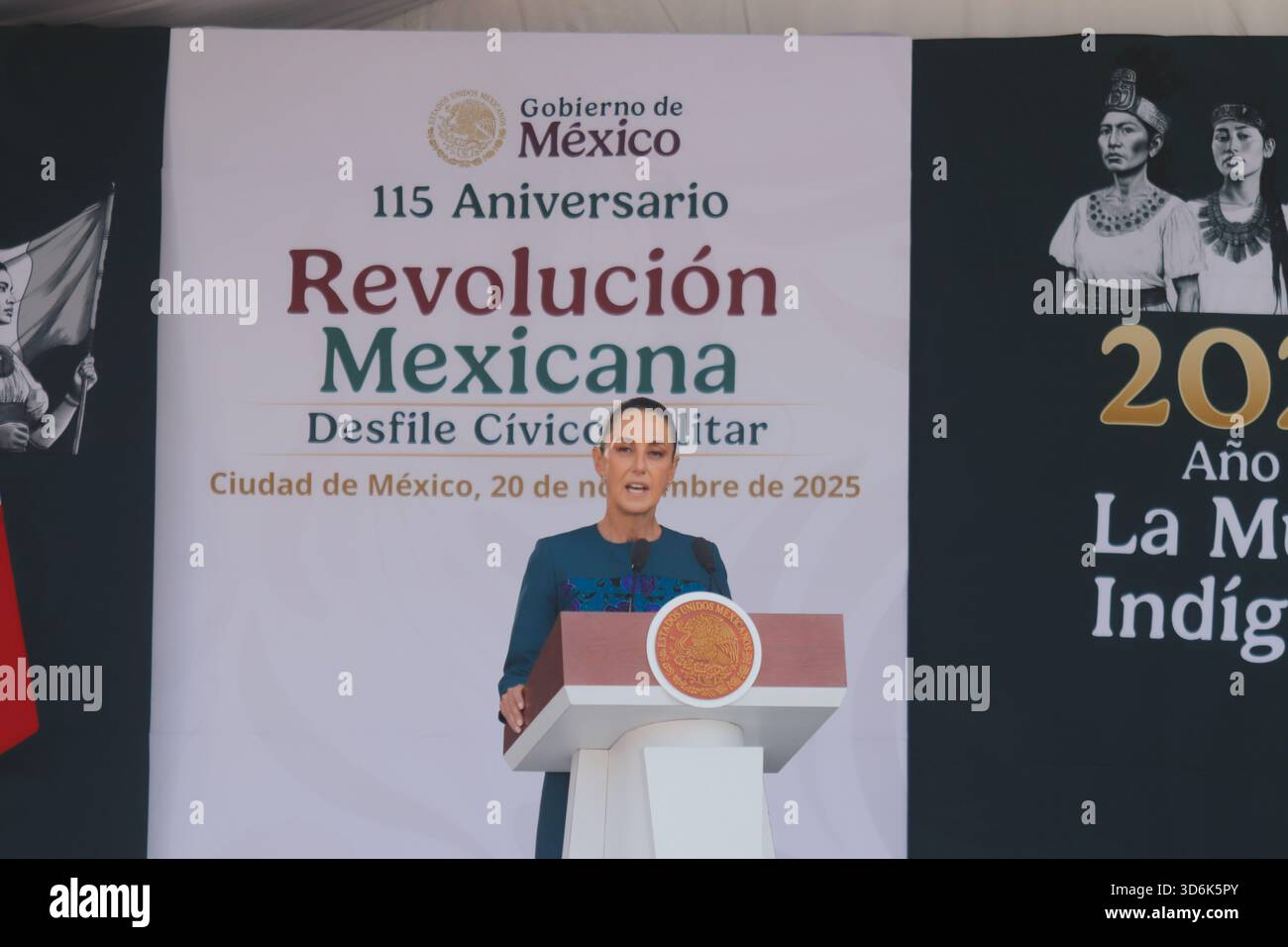 Mexico City, Mexico. 20th Nov, 2025. Mexico's President Claudia ...