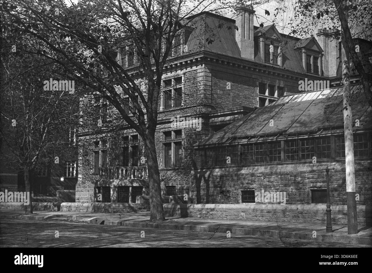 Black and white photo of the Van Horne House, home of Sir William ...