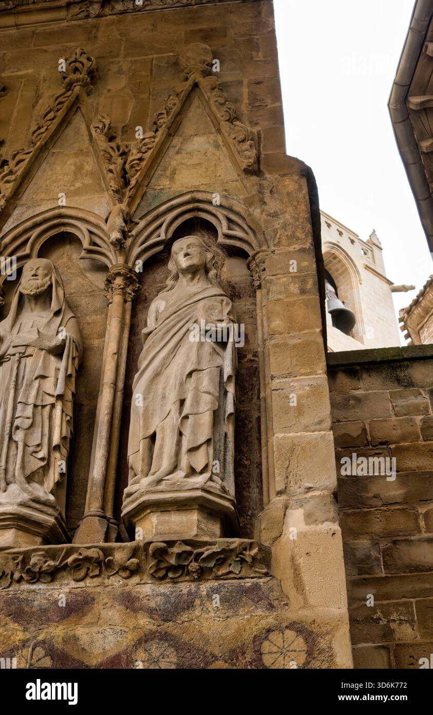 The Church of Santa María la Real, very delicate example of Gothic in ...