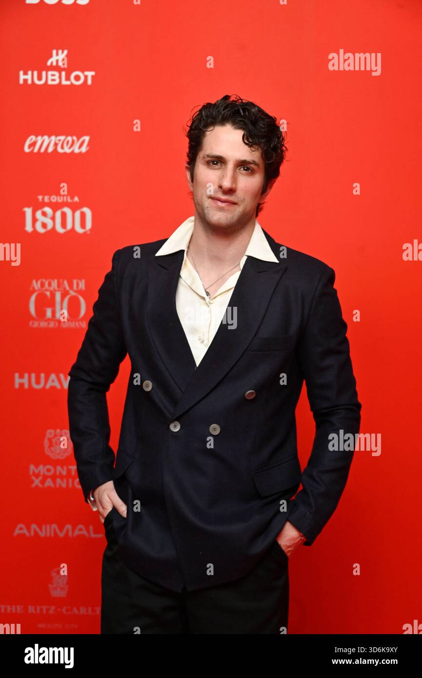 Dario Yazbek Bernal attends the red carpet for 2025 GQ Men of the Year ...
