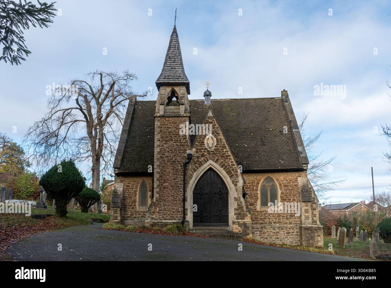 St Mary's Parish church or chapel in The Mount Cemetery, Guildford ...