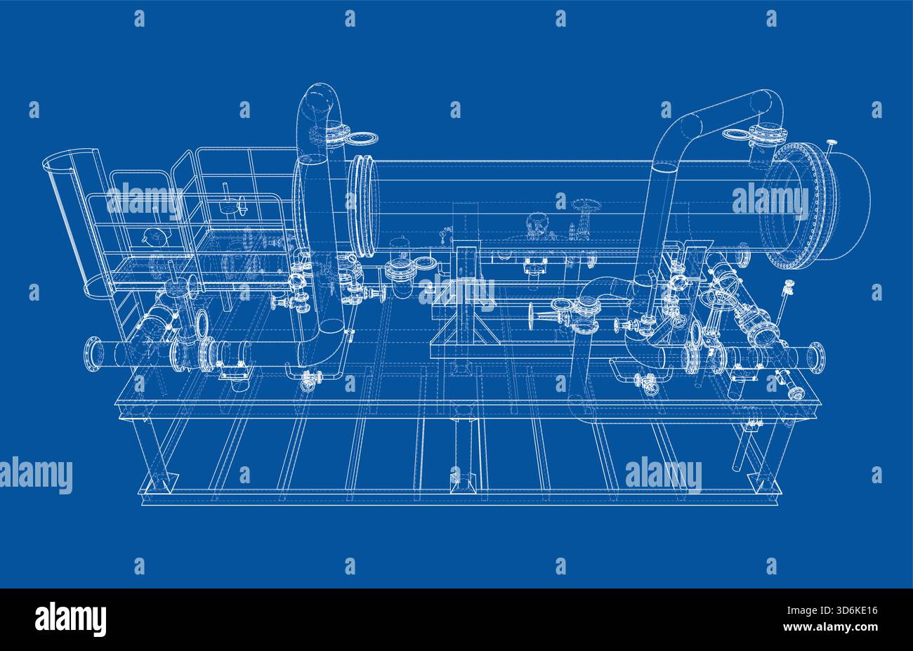 Piping maintenance Stock Vector Images - Alamy